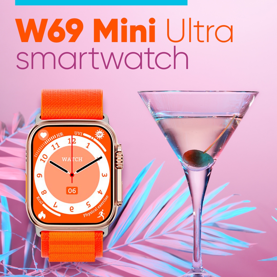 Smartwatch W69 Mini Ultra- Η καλύτερη τιμή online
